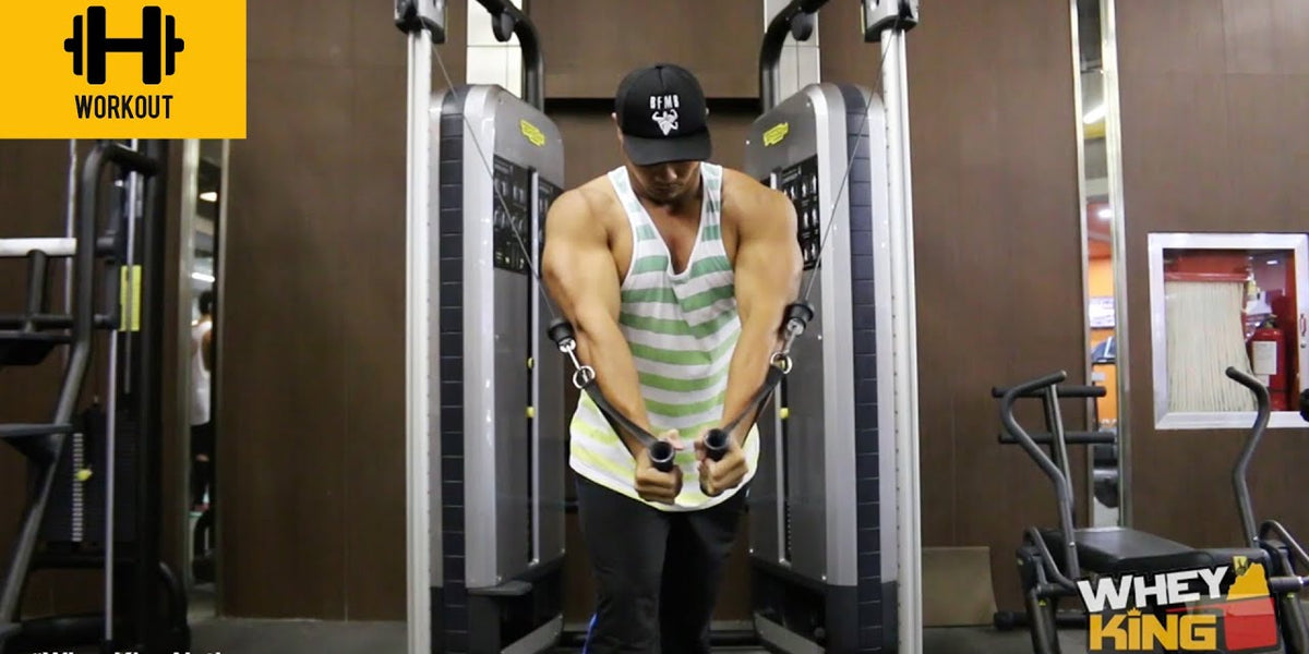 How to Perform a Cable Crossover | Workout Guide — Whey King Supplements