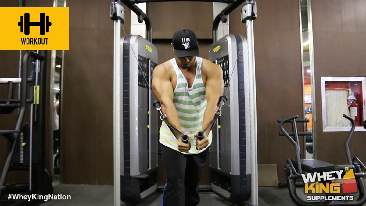 How to Perform a Cable Crossover | Workout Guide — Whey King Supplements