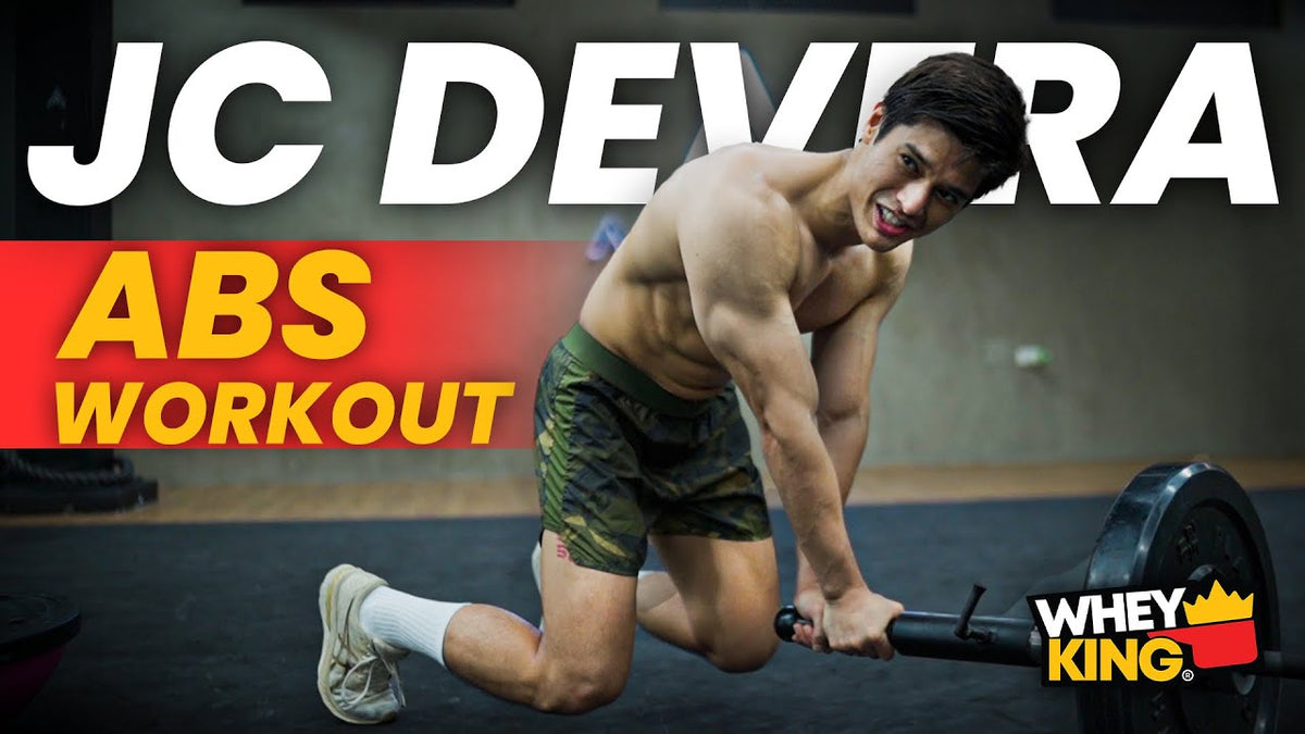 ABS WORKOUT WITH JC DE VERA! Secret to toned ABS! — Whey King Supplements