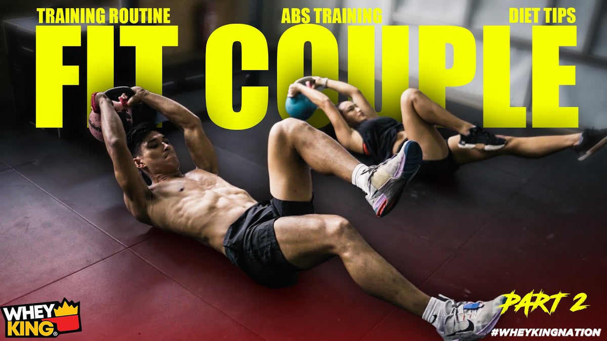 FITTEST COUPLE WORKOUT ft. Mauro Lumba & Marline capones! WHEY KING wo ...