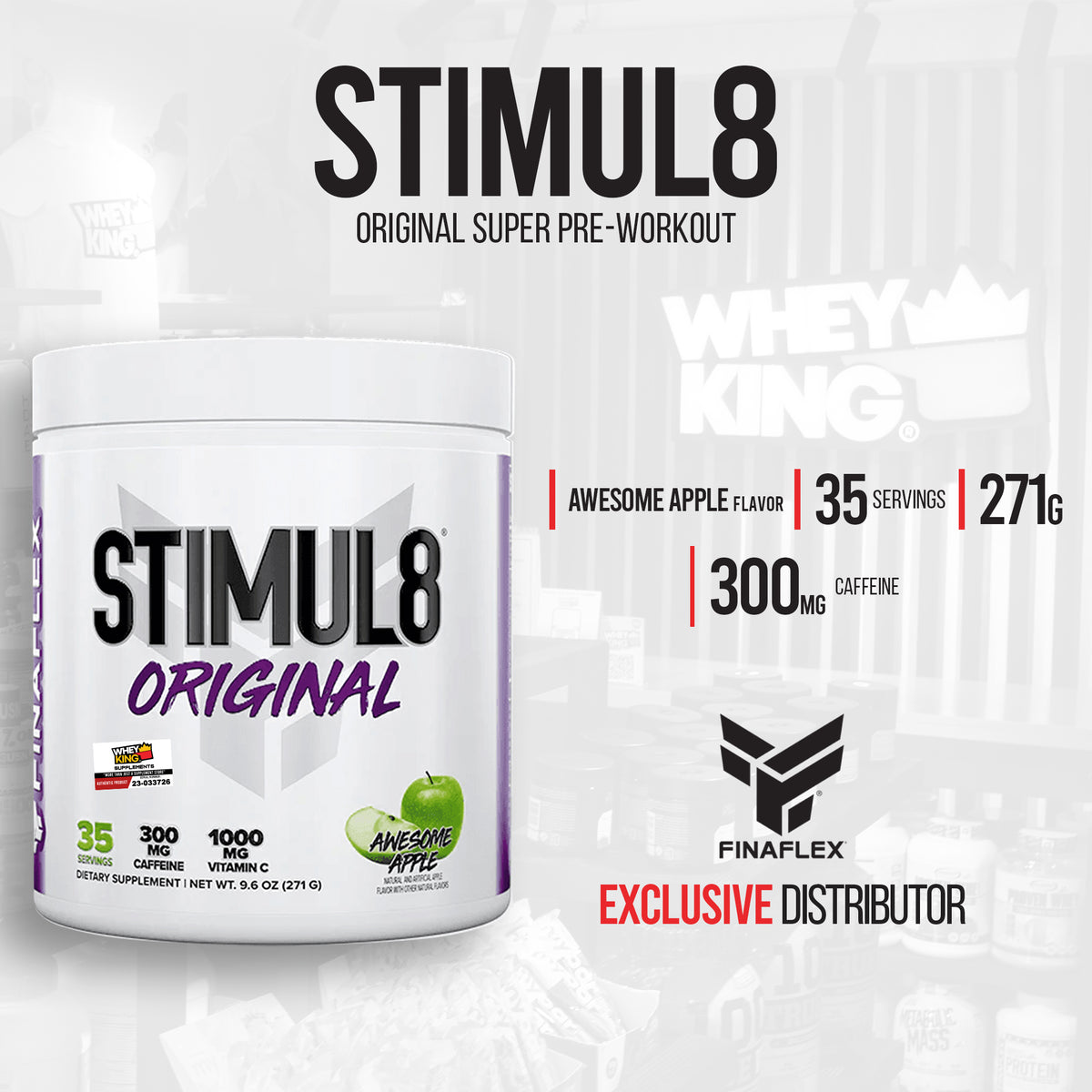 Finaflex - Stimul8 Pre Workout — Whey King Supplements