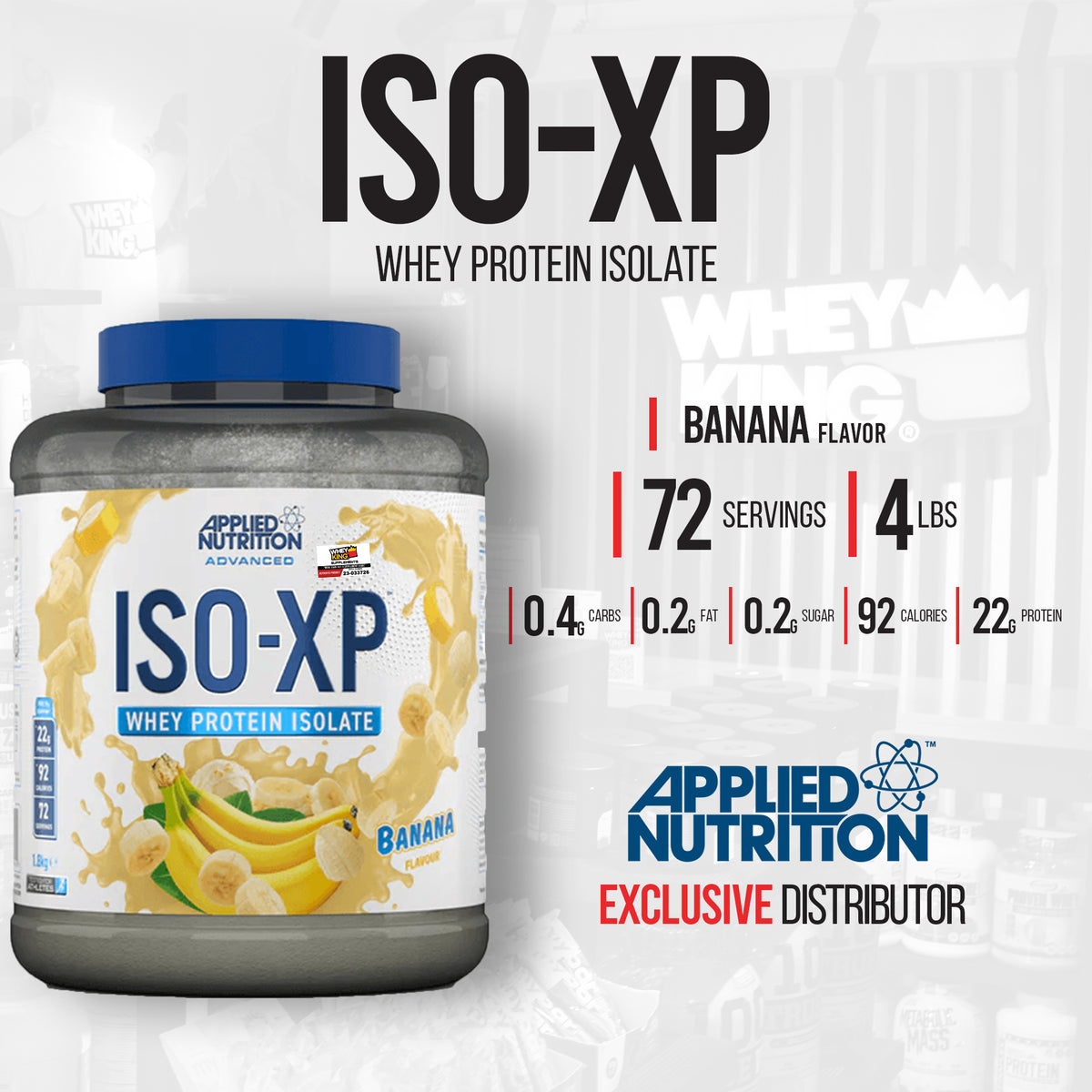 Applied Nutrition - ISO-XP (4lbs) — Whey King Supplements
