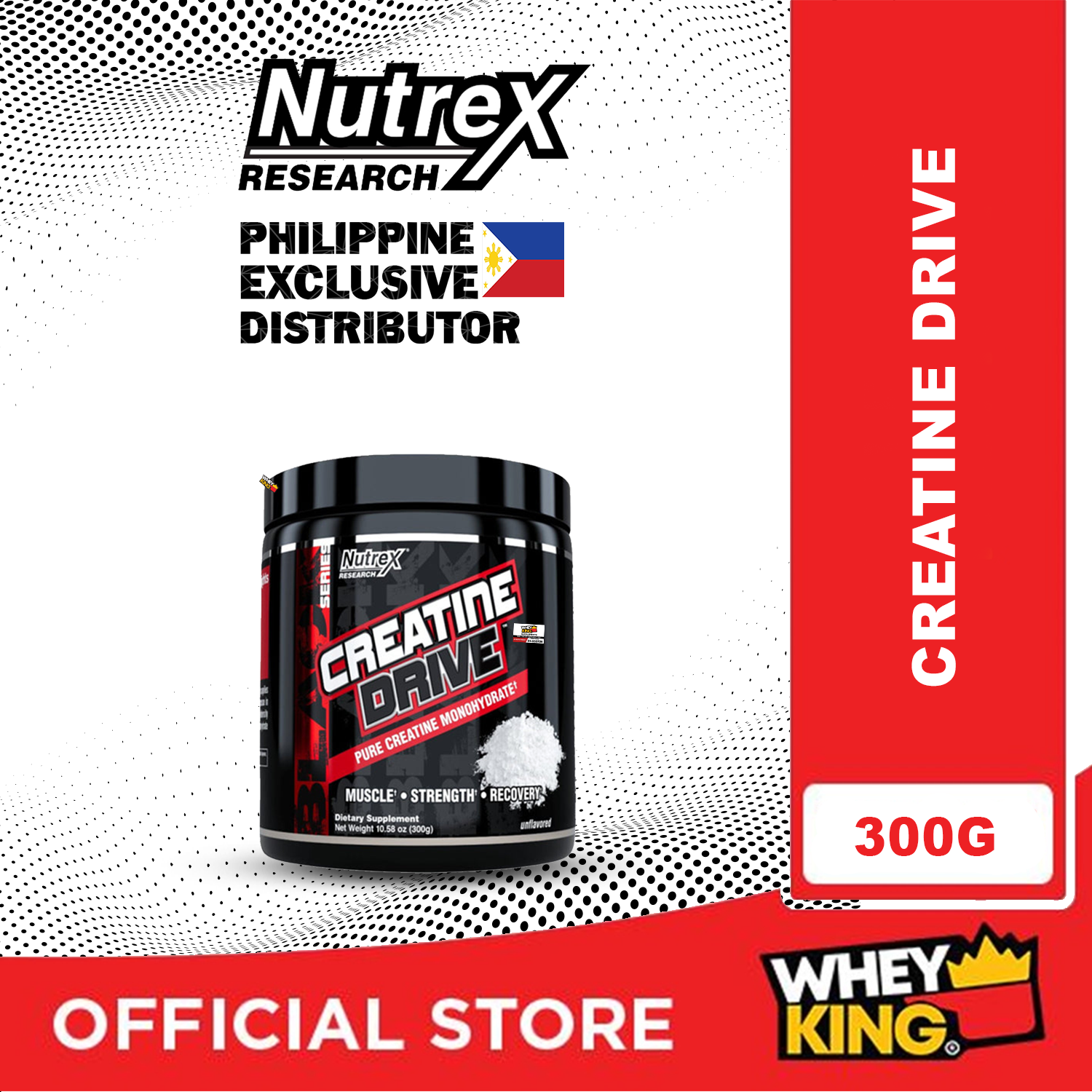 Nutrex Creatine Drive - 300grams — Whey King Supplements