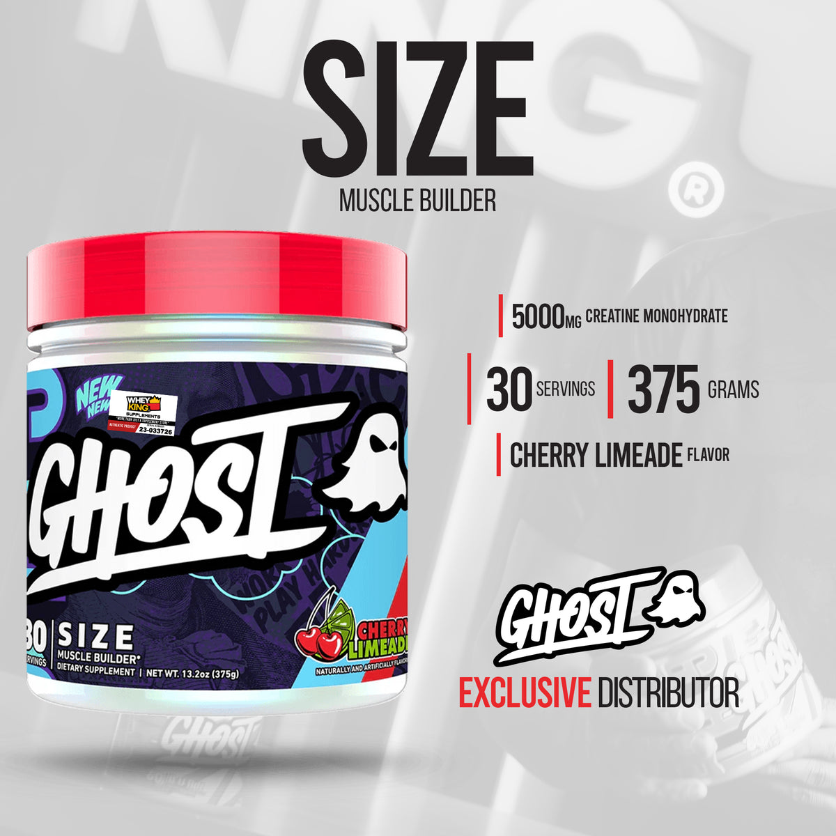 Ghost Lifestyle Size Muscle Builder - Creatine — Whey King Supplements
