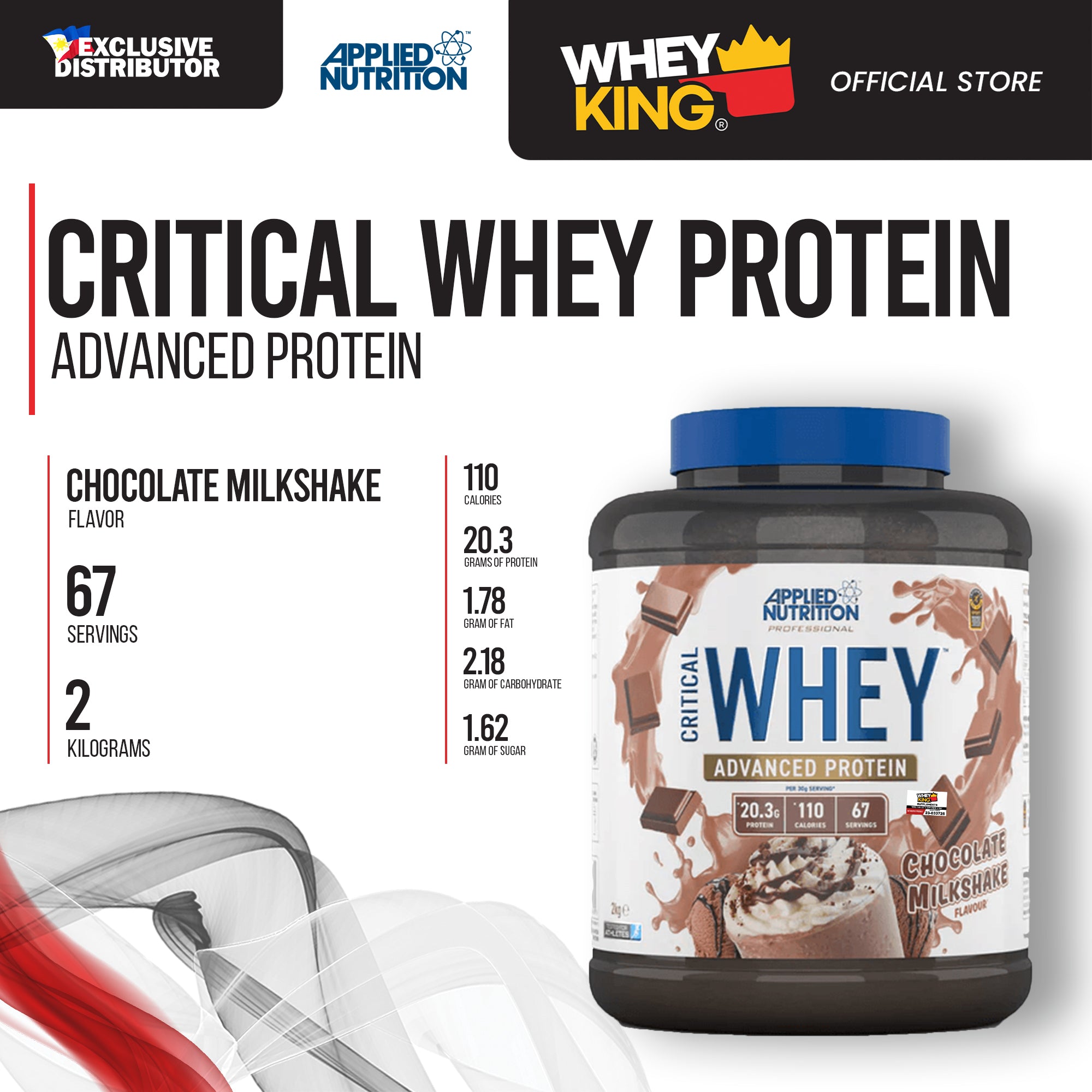 Applied Nutrition - Critical Whey — Whey King Supplements