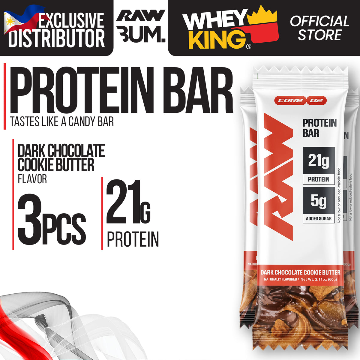 Raw Nutrition Protein Bar — Whey King Supplements