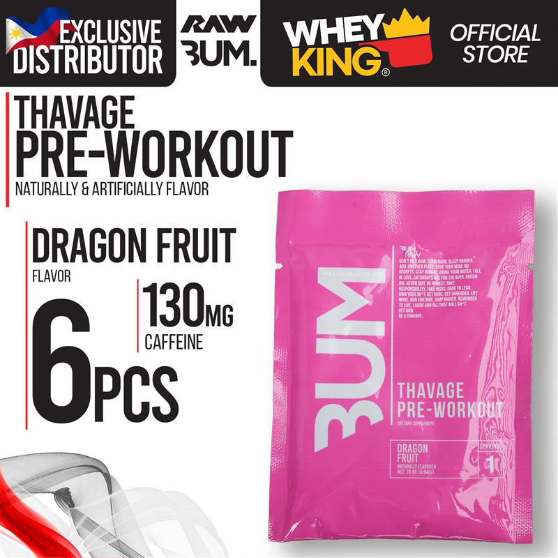 Raw Cbum Thavage Pre Workout Sachet — Whey King Supplements