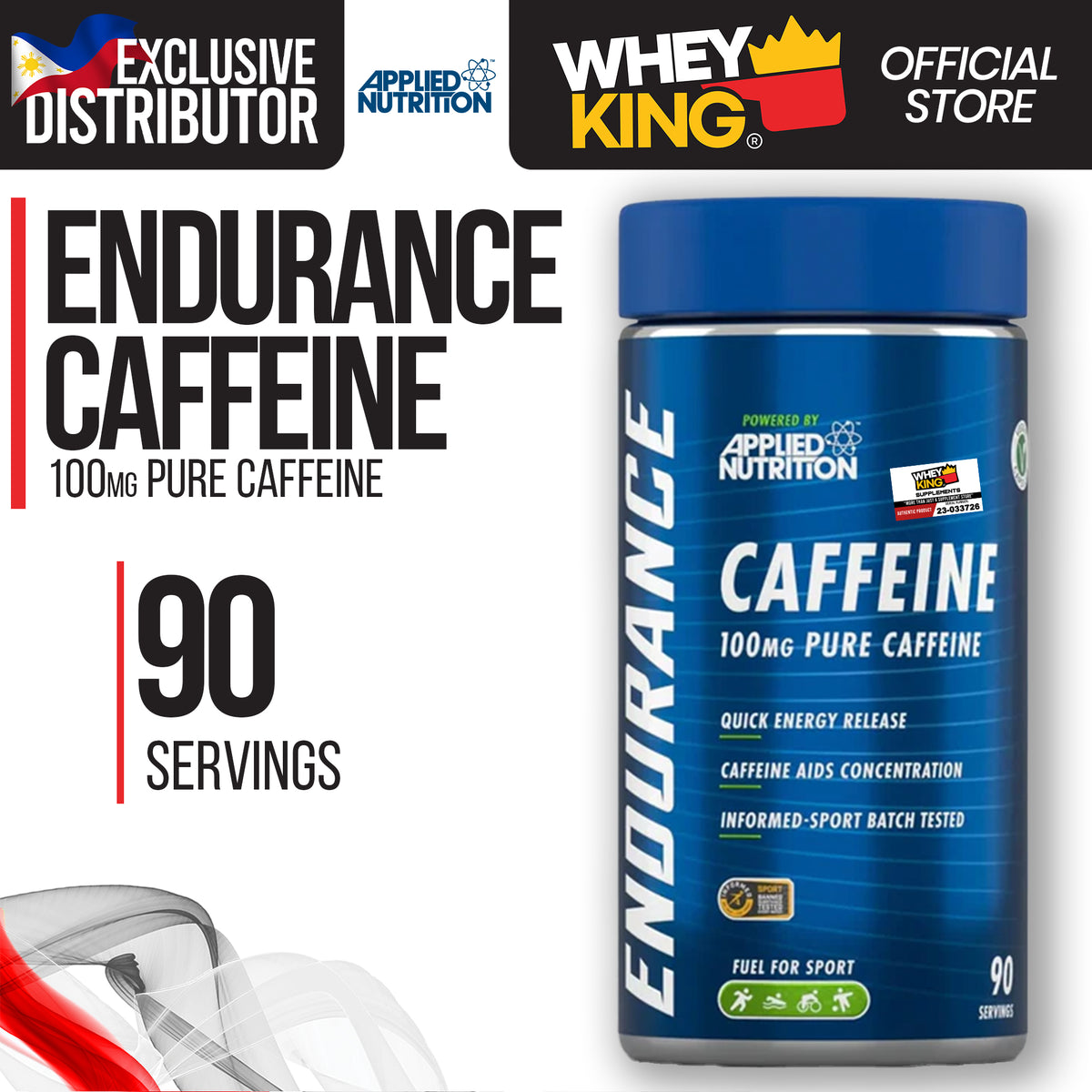 Applied Nutrition Endurance Caffeine — Whey King Supplements