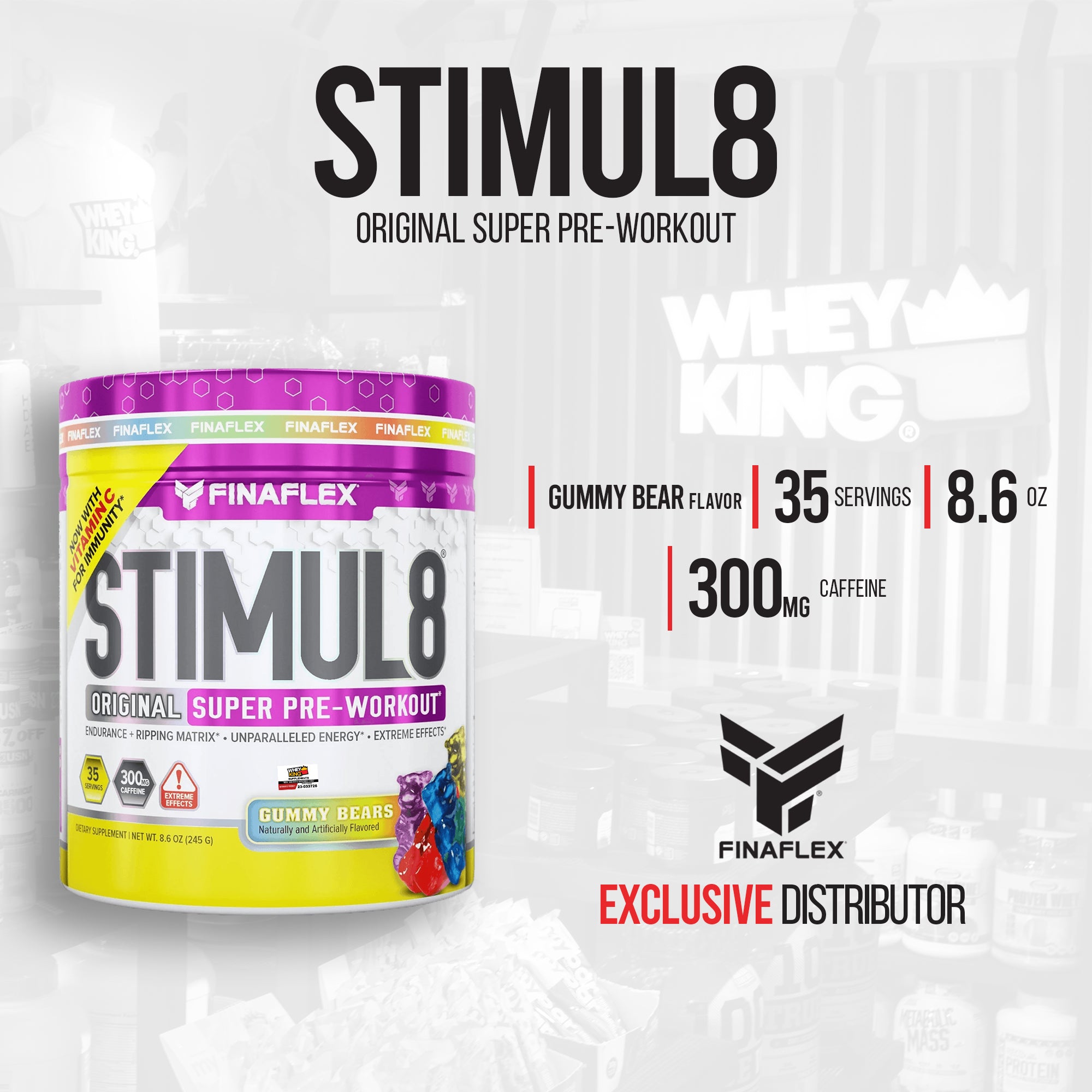 FINAFLEX Stimul8 Preworkout — Whey King Supplements