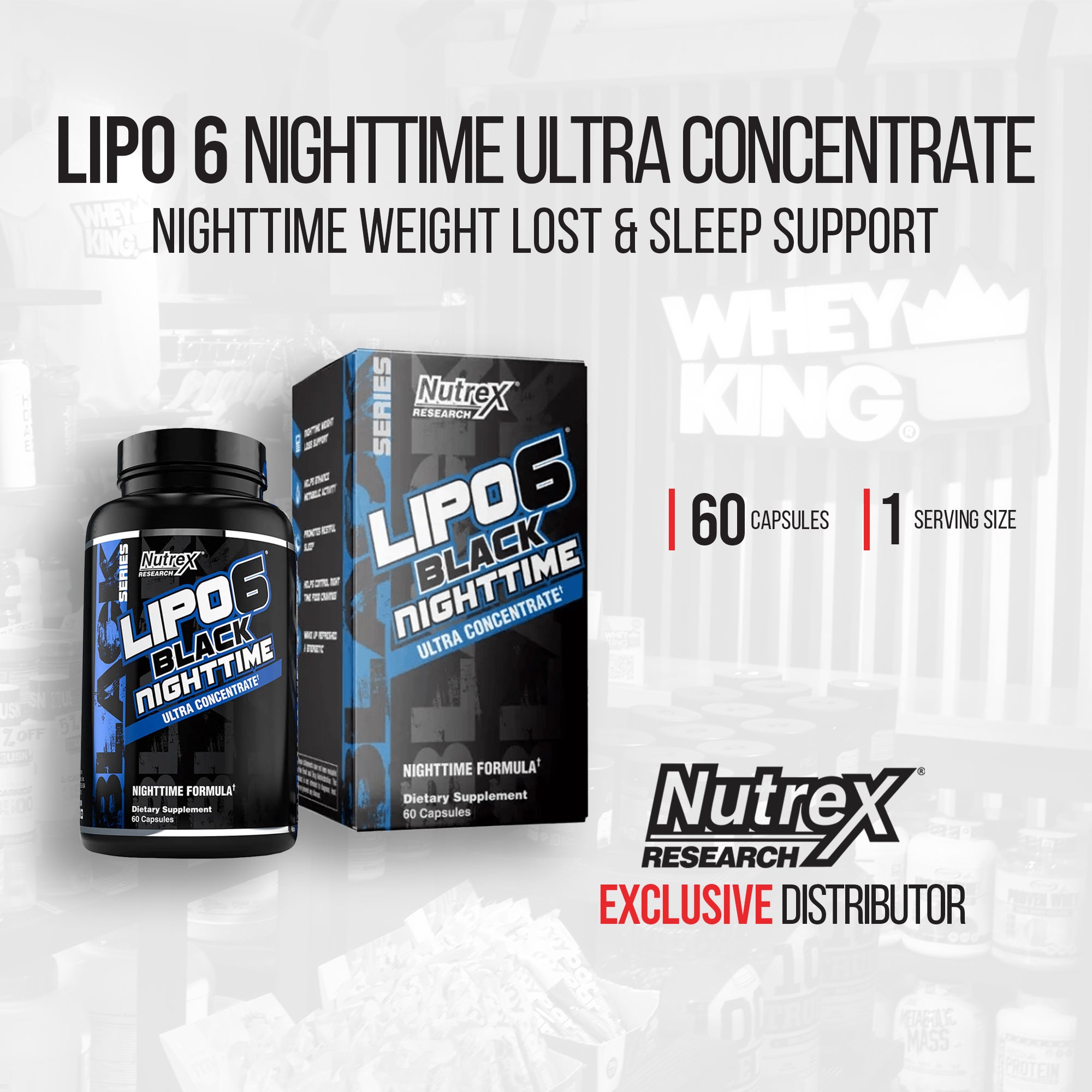 Nutrex - Lipo 6 Nighttime — Whey King Supplements
