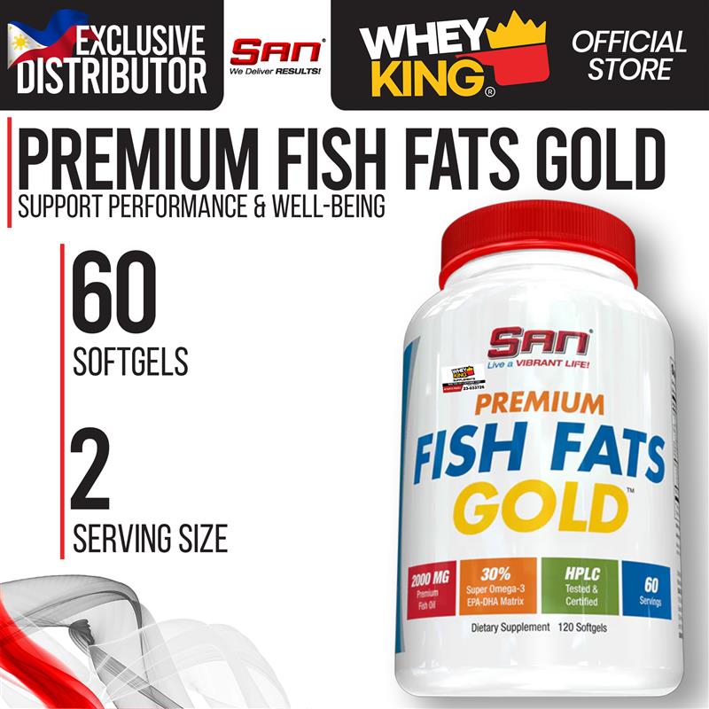 San Nutrition Premium Fish Fats Gold — Whey King Supplements