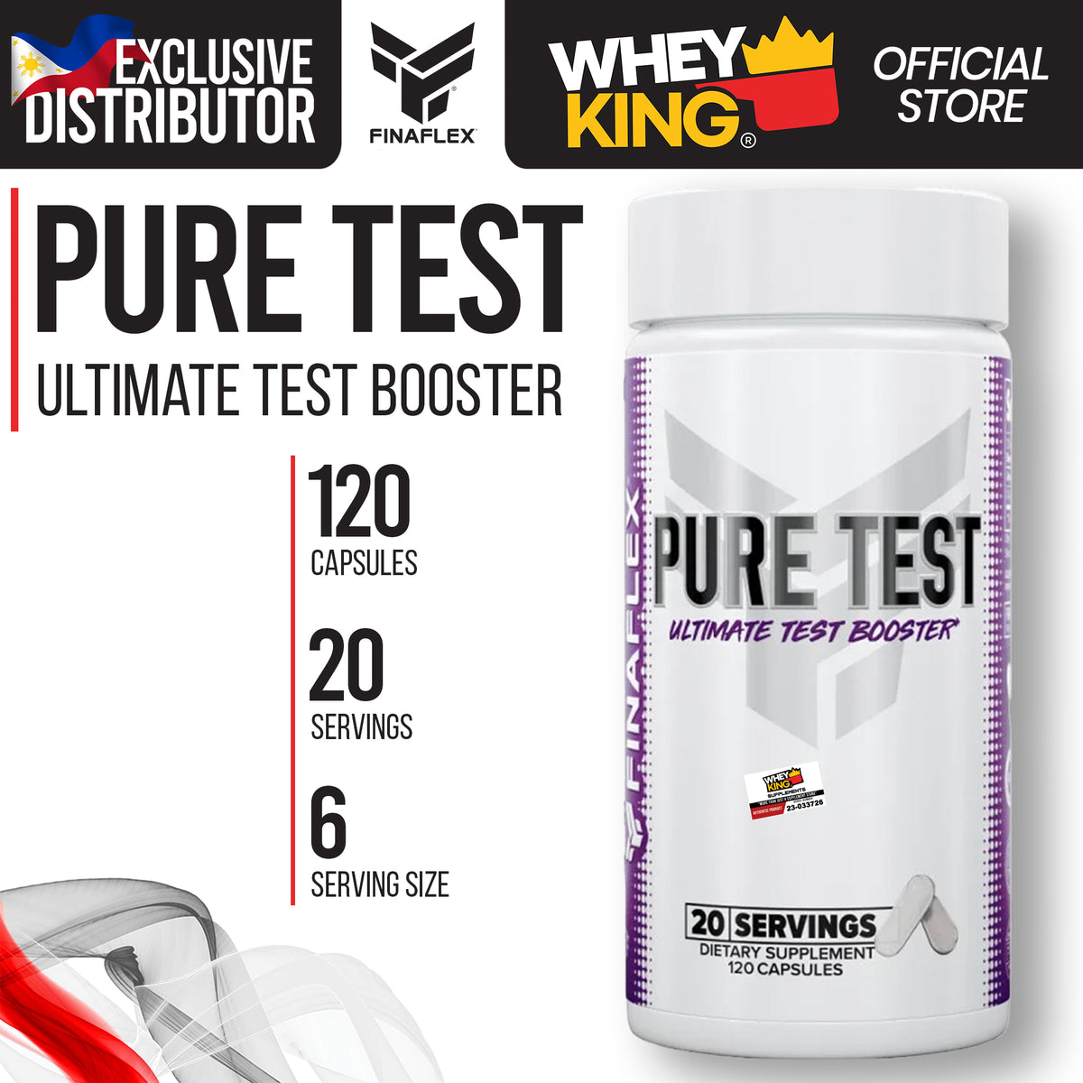 Finaflex PURE Test - Ultimate Test Booster — Whey King Supplements