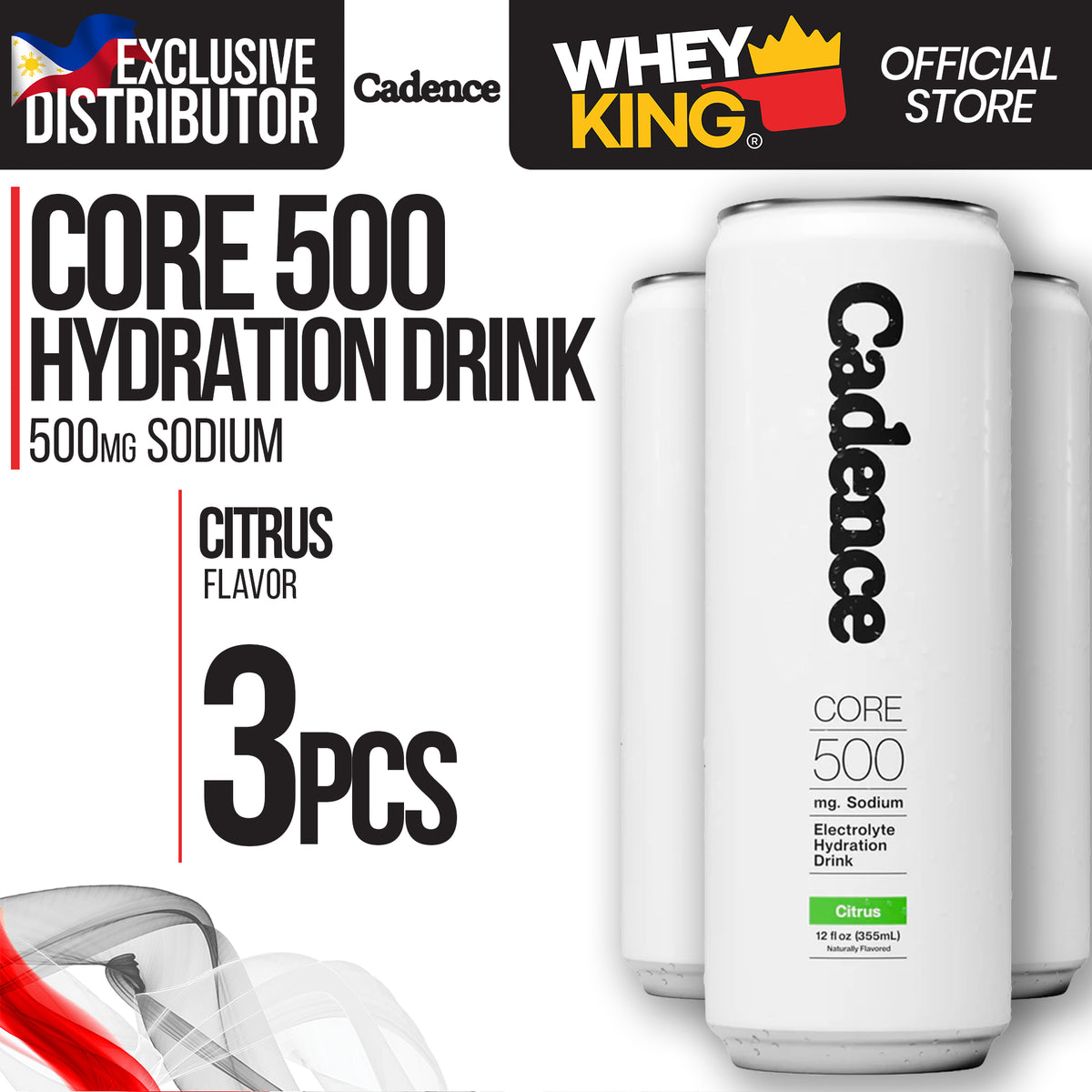 Cadence Core 500 Hydration Drink — Whey King Supplements