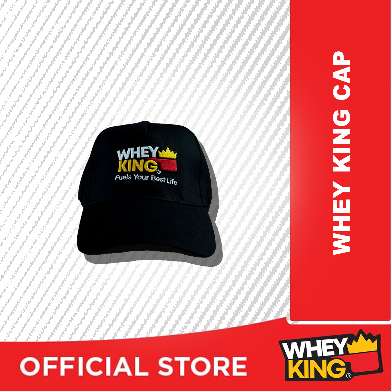 Whey King Cap - Black — Whey King Supplements